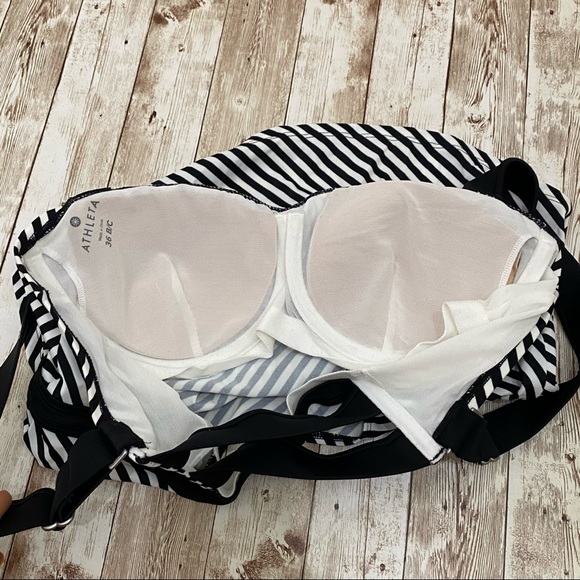 Athleta | Swim | Athleta Slash Stripe Tankini 36bc | Poshmark